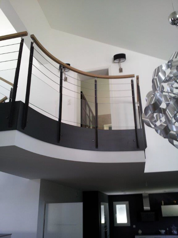 Escaliers de type Loft ou Ferro - Contemporary - Staircase - Nancy - by ...