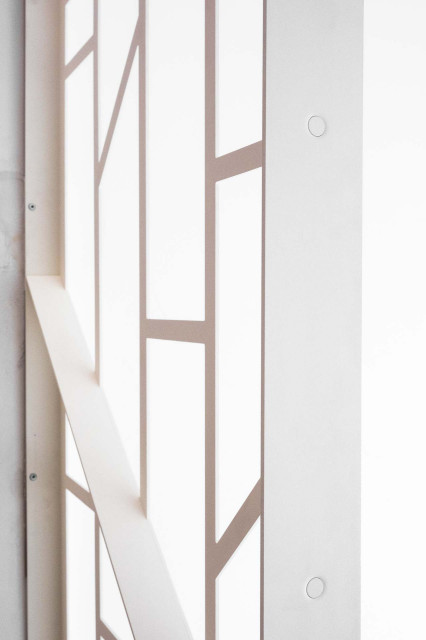 Garde corps CANVA sur escalier ancien - Contemporary - Staircase ...