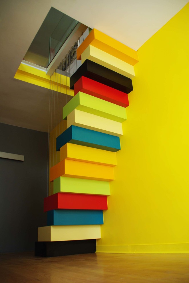 pop stair - Contemporary - Staircase - Paris - by IDEA | Houzz