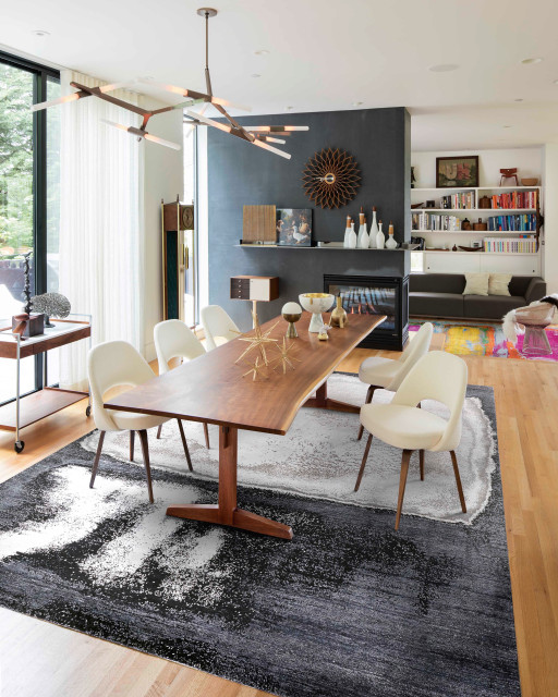The Hoke House - Midcentury - Dining Room - Portland - by RUG STAR by ...