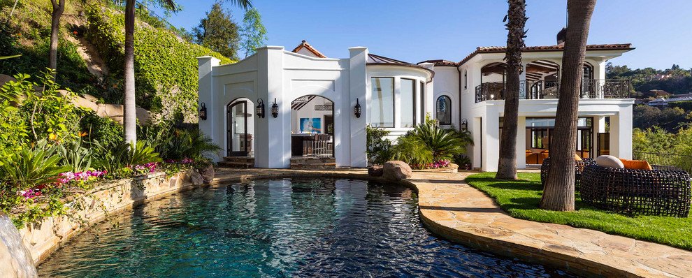 10048 Cielo Drive - Contemporary - Exterior - Los Angeles - by Ferrugio ...