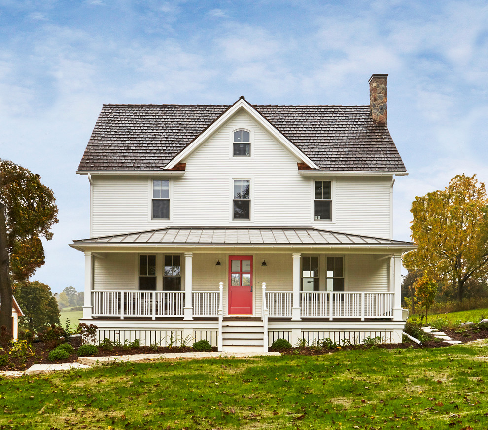 1870's Farm House Transformation - Farmhouse - Exterior - Milwaukee ...