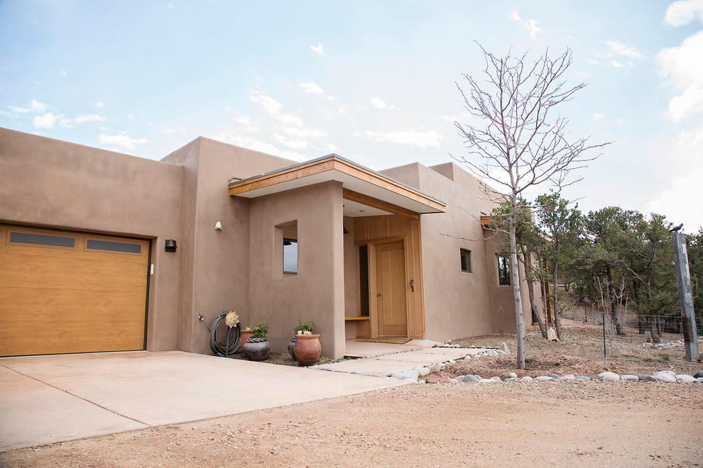 1900 sq ft contemporary santa fe style home - Contemporary - Exterior ...