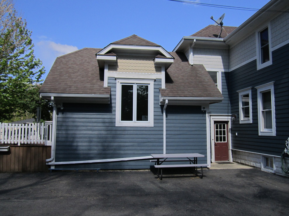 1910 American Four Square Exterior Renovation - Traditional - House ...