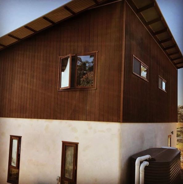 2 Storey Straw Bale Healthy House - Rustico - Facciata - Sydney - di Viva Living Homes | Houzz