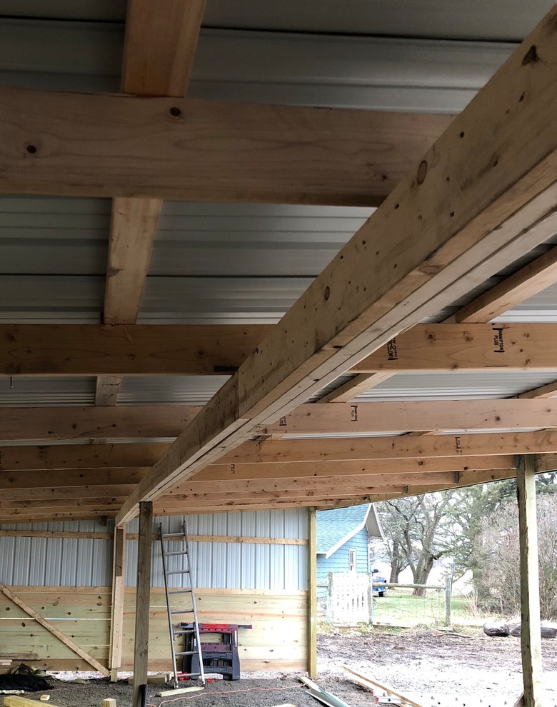 20' x 40' Cattle Loafing Shed - Traditional - Exterior - Other - by ...