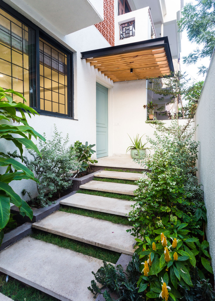 25 x 50 Courtyard House - Eclectic - Exterior - Other - by Neha Rajora ...