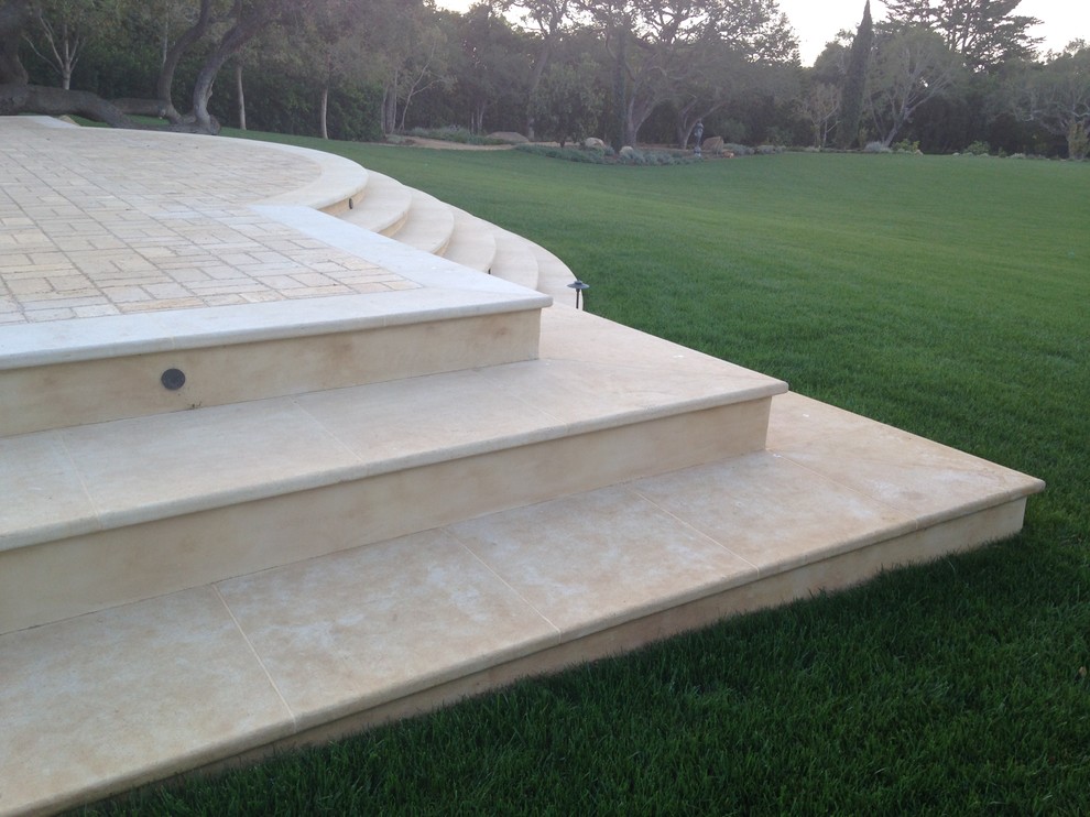 29. Kansas Limestone - Traditional - Exterior - Santa Barbara - by ...