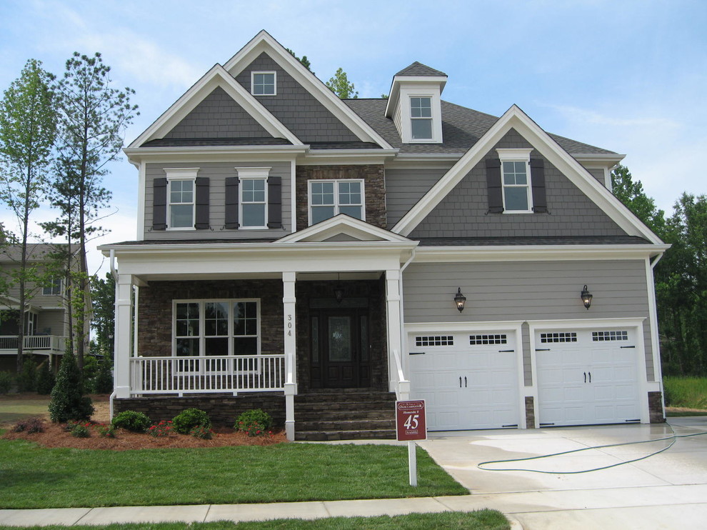 #45 Cary, NC Design for New Home Construction - Traditional - Exterior ...