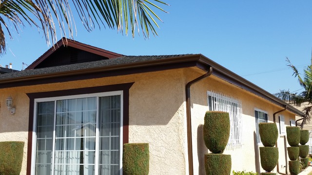 Rustic House With Copper Gutters Newer Rustic Copper Aluminum Color