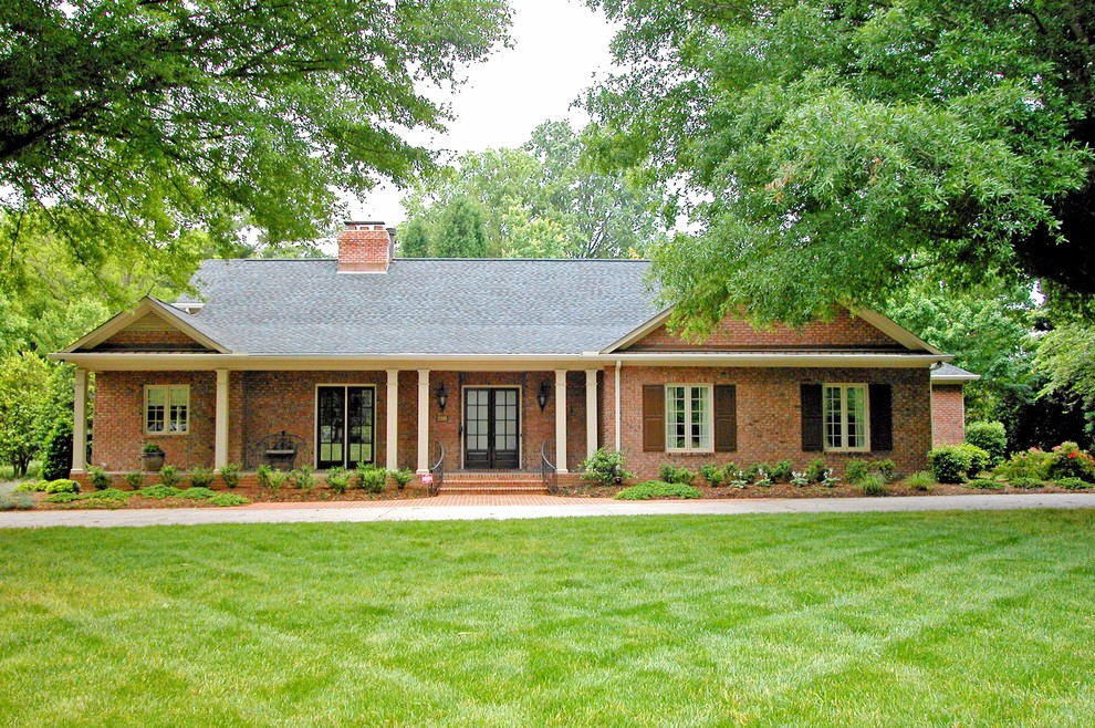 60's Suburban Ranch Total Renovation - Traditional - Exterior ...