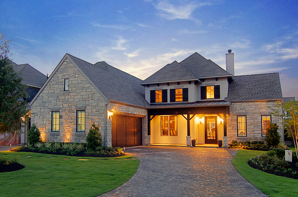 63 Pinebrook - Traditional - Exterior - Houston - by Frankel Design ...
