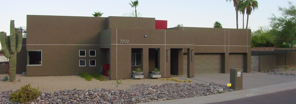 '70's Ranch Remodel - Exterior and Interior - Midcentury - House ...