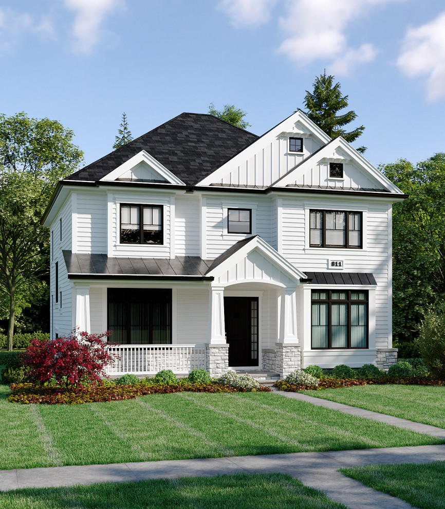 811 s. Crescent - Farmhouse - Exterior - Chicago - by Moloney Custom ...