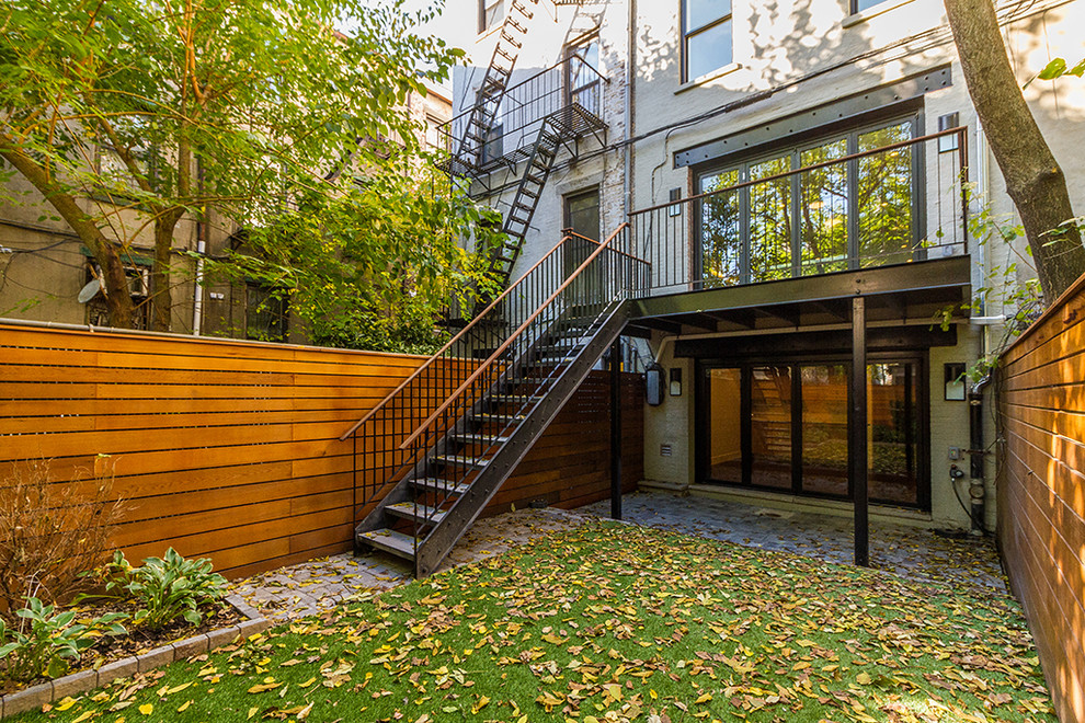 A Brooklyn Brownstone Goes From Drab to Fab - Contemporary - Exterior ...