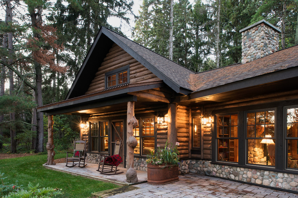 A Cottage in the Pines - Rustic - Exterior - Minneapolis - by Liv4 ...