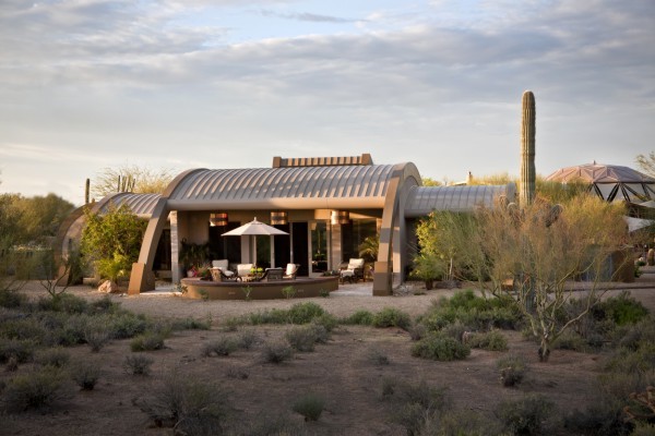 A Custom Guest House in Scottsdale - Contemporary - Exterior - Phoenix ...