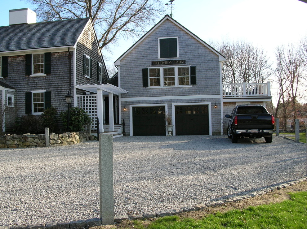 A Dover, MA addition: Garage, master bedroom suite, master deck, entry ...