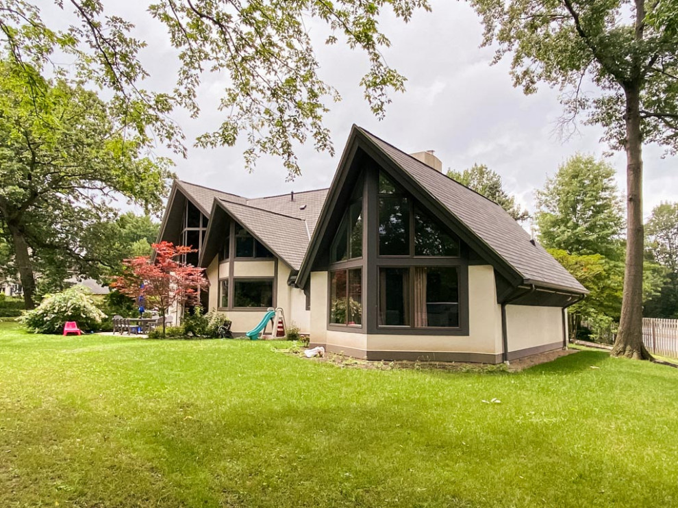 A Frame Chalet style addition and remodel - Contemporary - Exterior ...