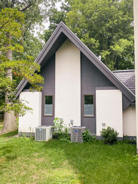 A Frame Chalet style addition and remodel - Contemporary - Exterior ...