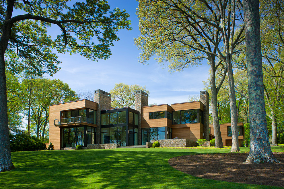 A Modern Residence - Modern - Exterior - New York - by Point One ...