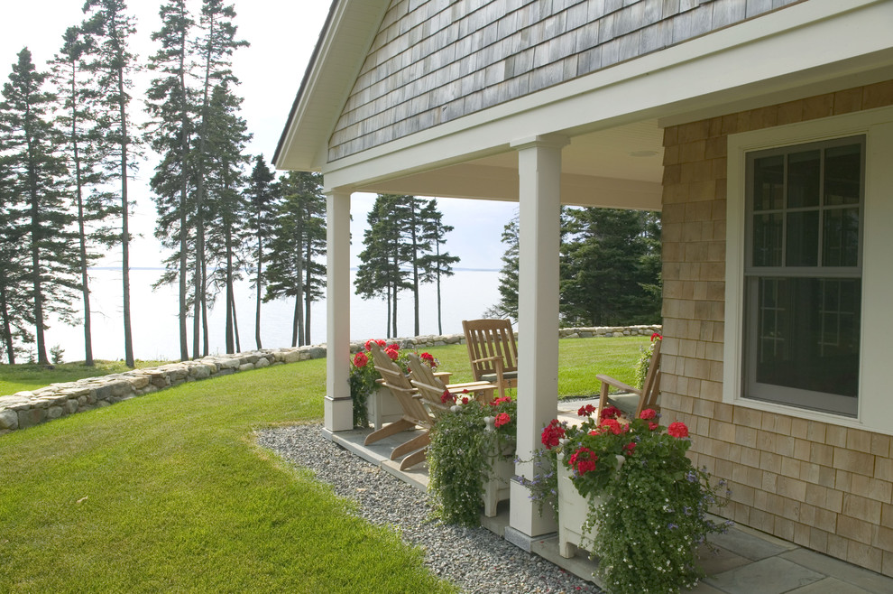 A new Maine "cottage" - Traditional - Exterior - Boston - by Knight ...