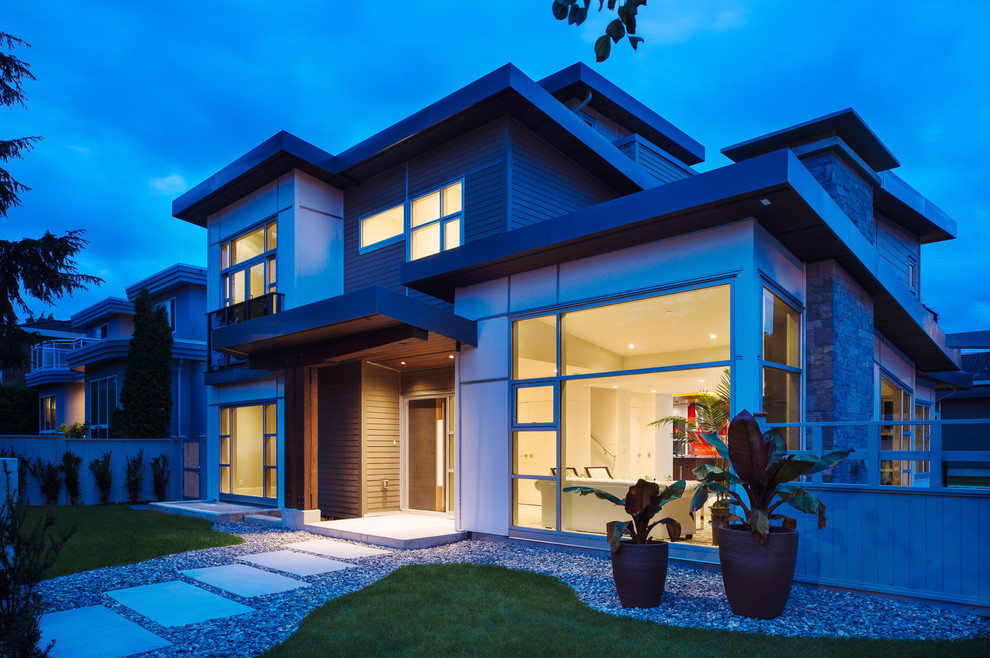 A Quiet, Modern Oasis - Custom Home - Modern - Exterior - Vancouver ...