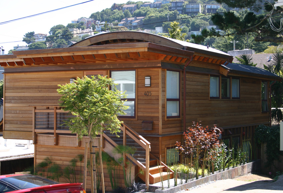 A Small House of Modest Means. - Contemporary - Exterior - San ...