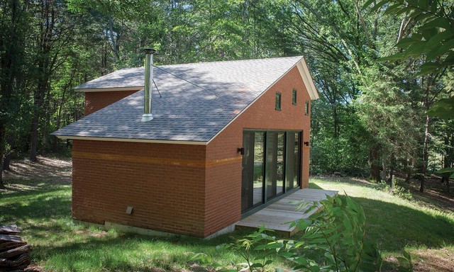 Side View Brick House Walker Evans | [Side View Of Brick House Behind