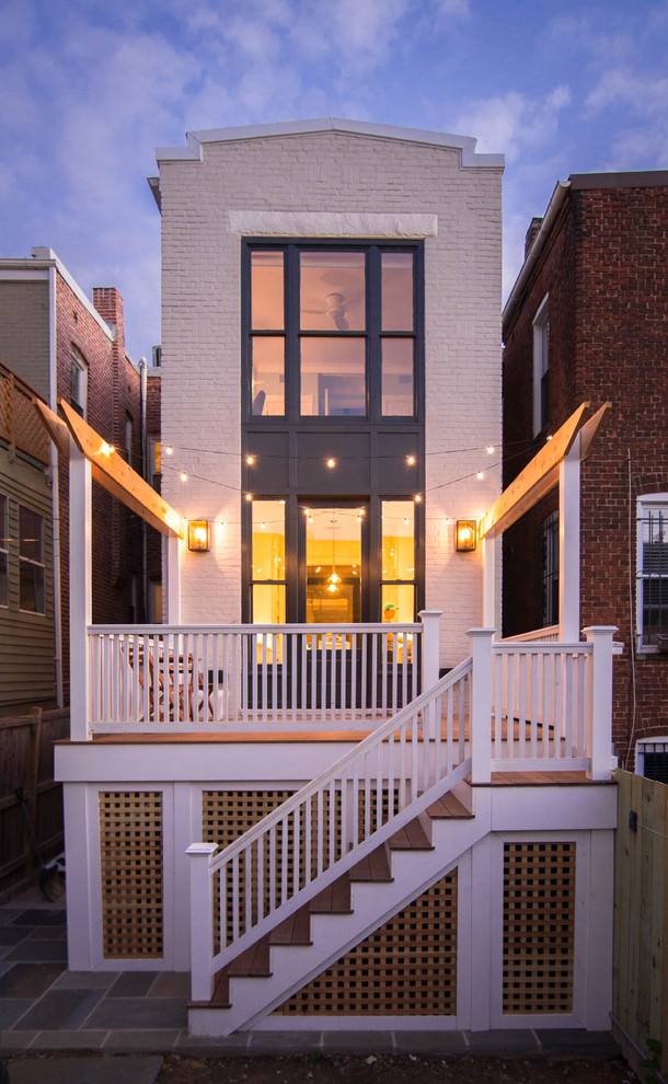 A Victorian Reimagined - Transitional - Exterior - DC Metro - by Hill & Hurtt Architects, PLLC ...