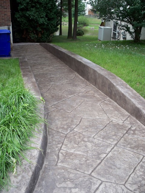Accessible Exterior Ramps - Traditional - House Exterior - DC Metro ...