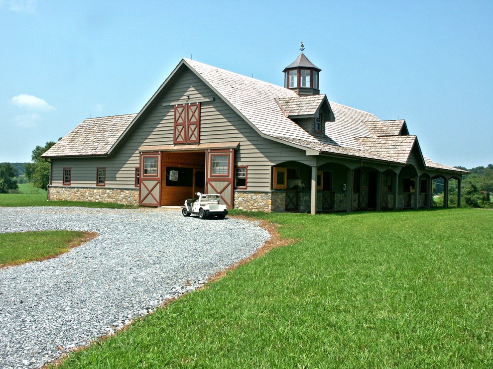 Adams Farm - Farmhouse - Exterior - Philadelphia - by King Construction ...