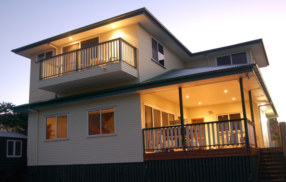 Adding second storey to Post War house - Modern - Exterior - Brisbane ...