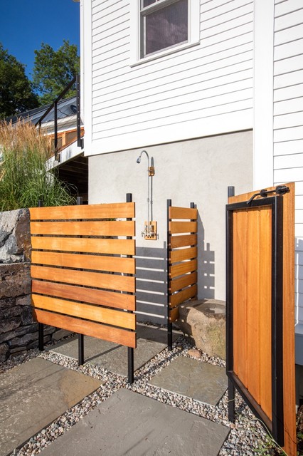 Addison Farmhouse - Country - House Exterior - Burlington - by Joan ...