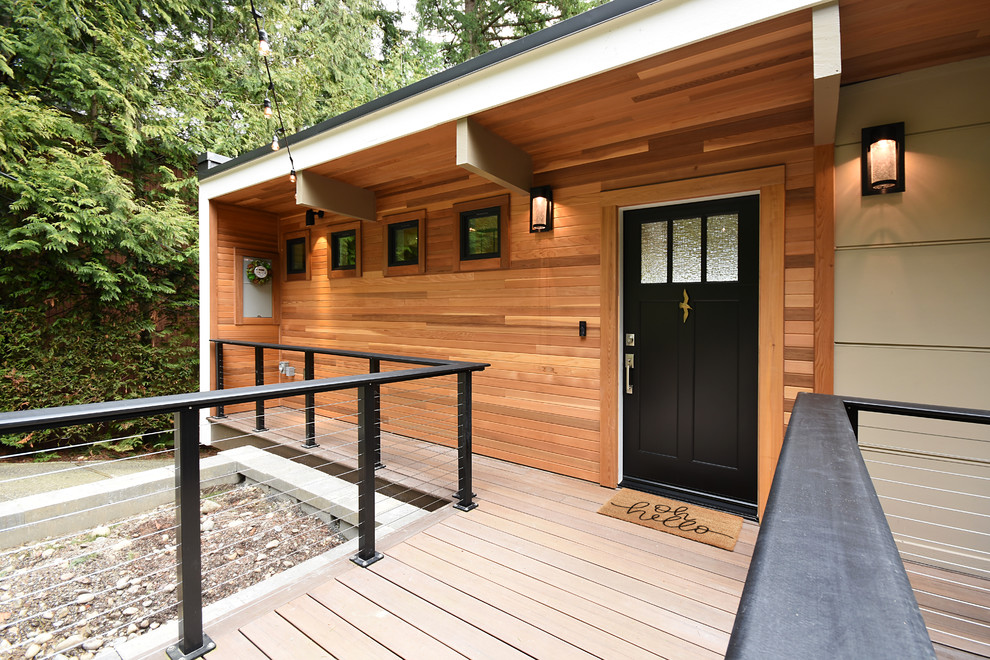 (Addition) Mid-Century Modern Is Cool Again - Transitional - Exterior ...