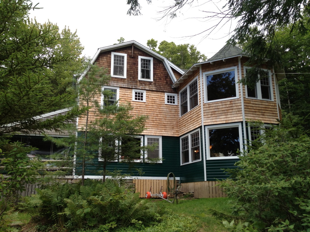 Addition on Gambrel roof home - Rustic - Exterior - Burlington - by ...