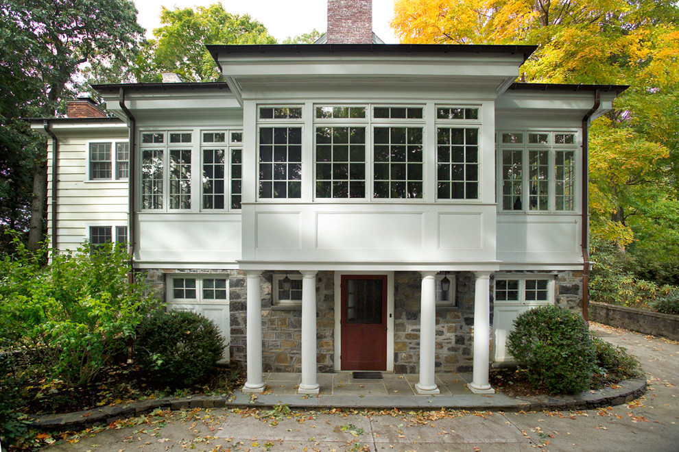 Addition to Federal Style Colonial home in Scarsdale, NY - Traditional ...