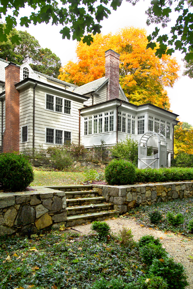 Addition to Federal Style Colonial home in Scarsdale, NY - Traditional ...