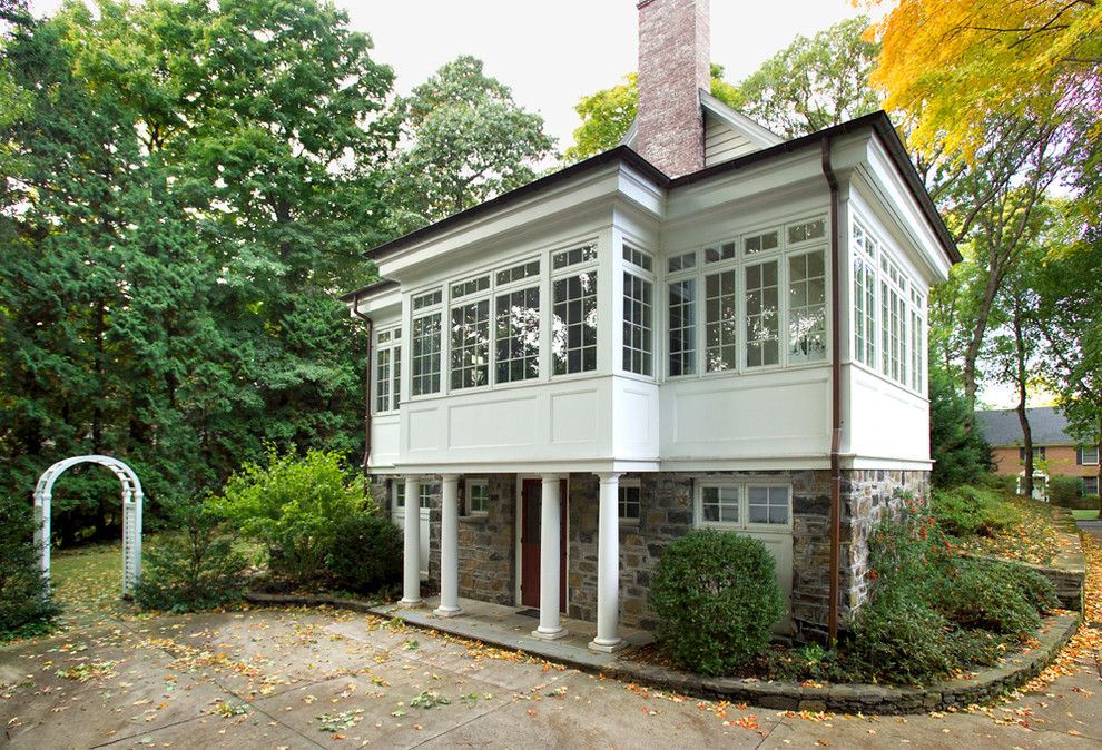Addition to Federal Style Colonial home in Scarsdale, NY - Traditional ...