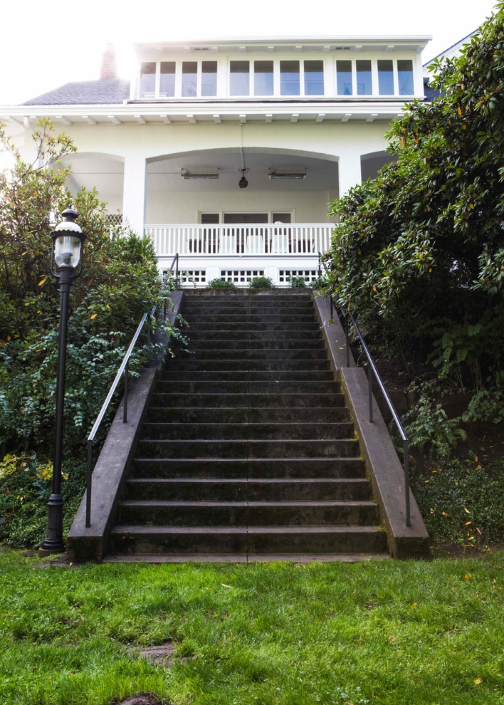 Lynne & Alex's 1909 Colonial Revival - Transitional - Exterior ...