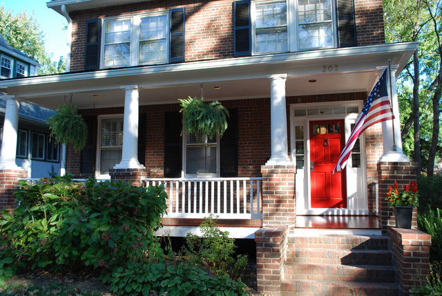 All American Front Porch - Traditional - House Exterior - DC Metro - by ...