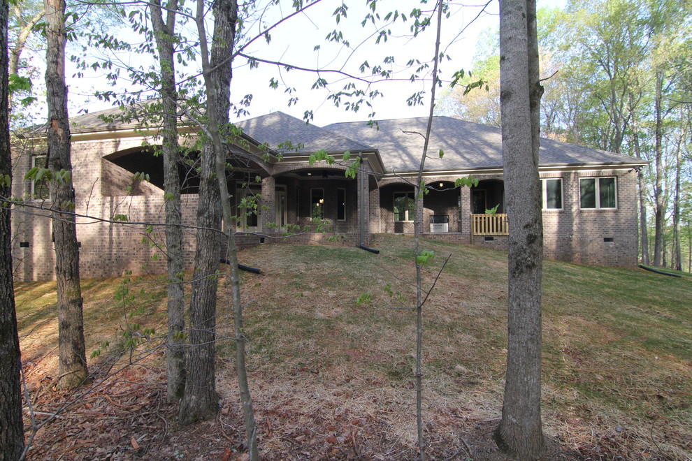 All brick rear exterior - Traditional - Exterior - Raleigh - by Stanton ...