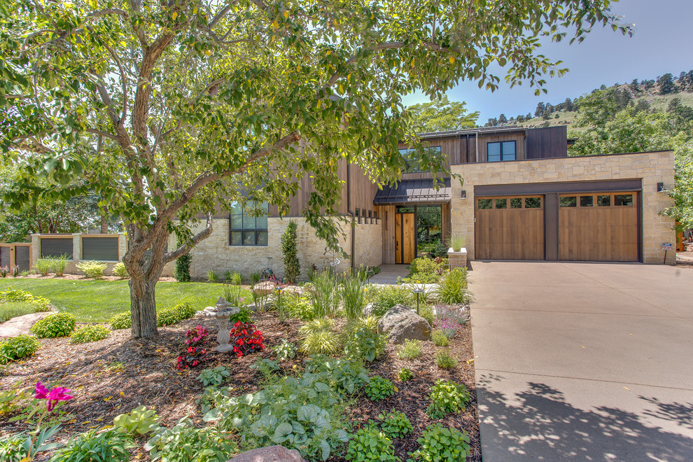 All Straight Line Doors - Contemporary - Exterior - Denver - by Anne ...