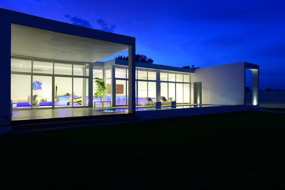 ALLU ARJUN’S RESIDENCE - Contemporary - House Exterior - Hyderabad - by ...