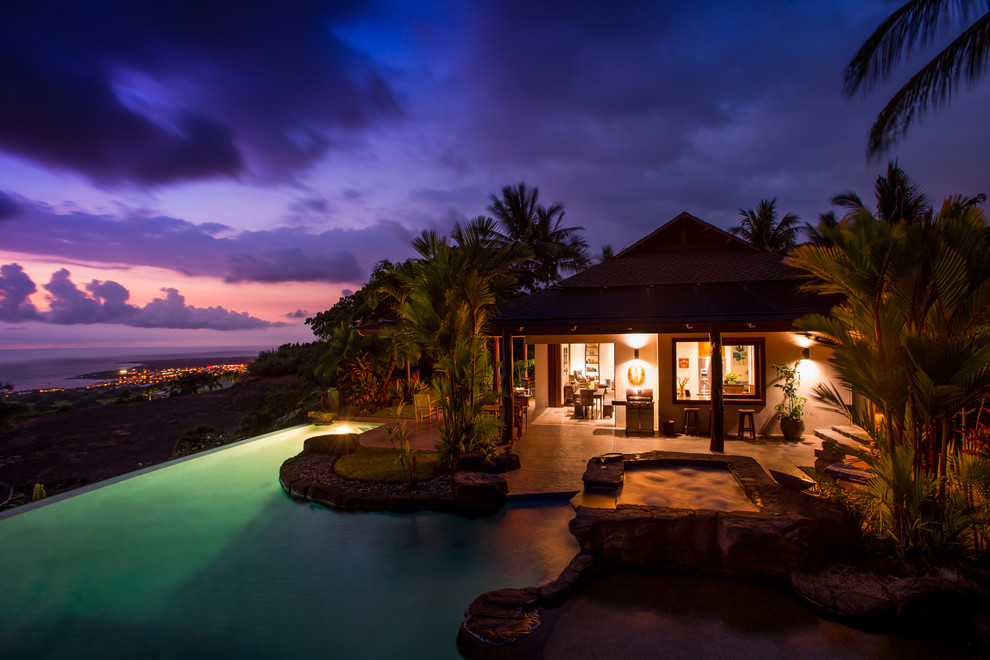 Aloha Place, Vacation Rental, Keauhou - Tropical - Exterior - Hawaii ...