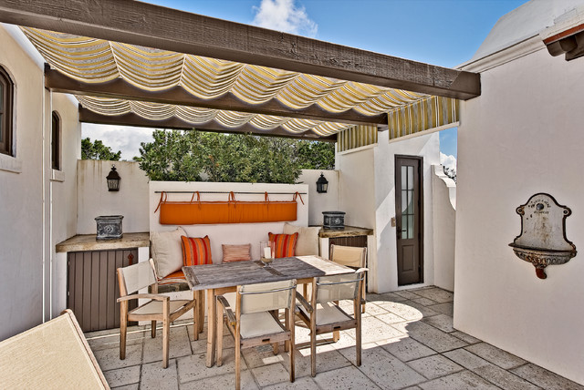 Alys Beach Courtyard House: Inside Out - Mediterranean - Patio ...
