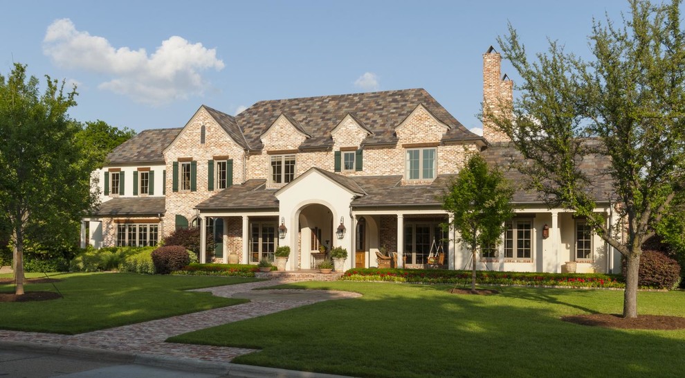 American Country House - Traditional - Exterior - Dallas - by Richard ...