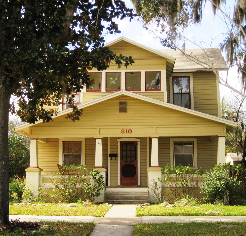 American Four Square Frame House 1930s - Craftsman - Exterior - Orlando ...