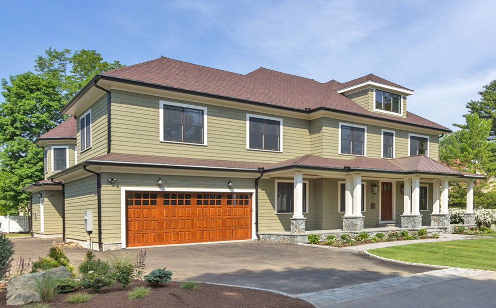 American Foursquare or "Prairie Box" - Traditional - Exterior - Boston ...