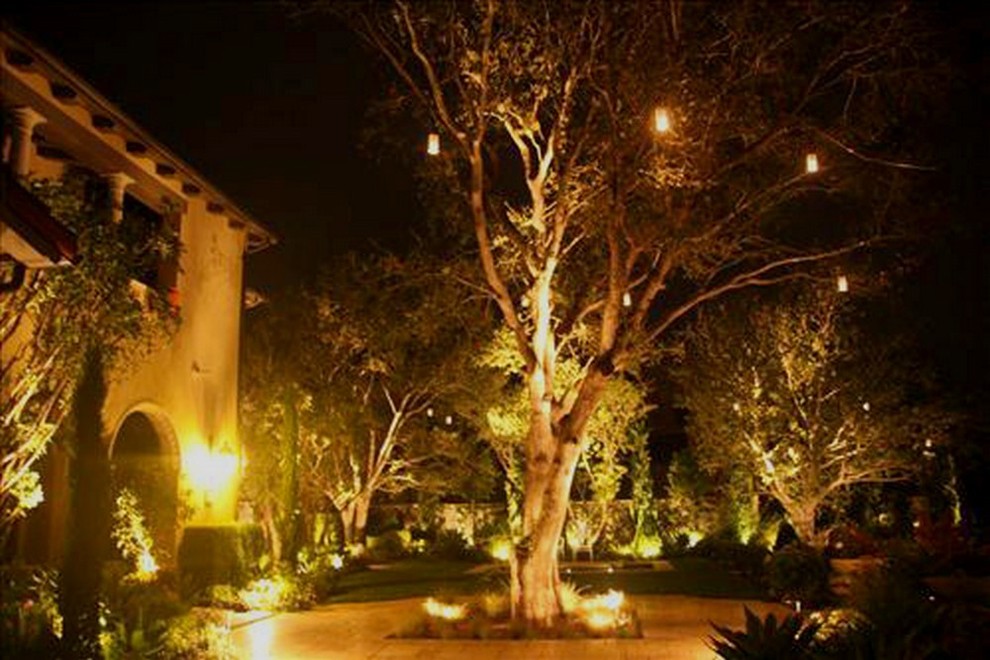 AMS Landscape Design Studios, Inc. - Mediterranean - House Exterior ...